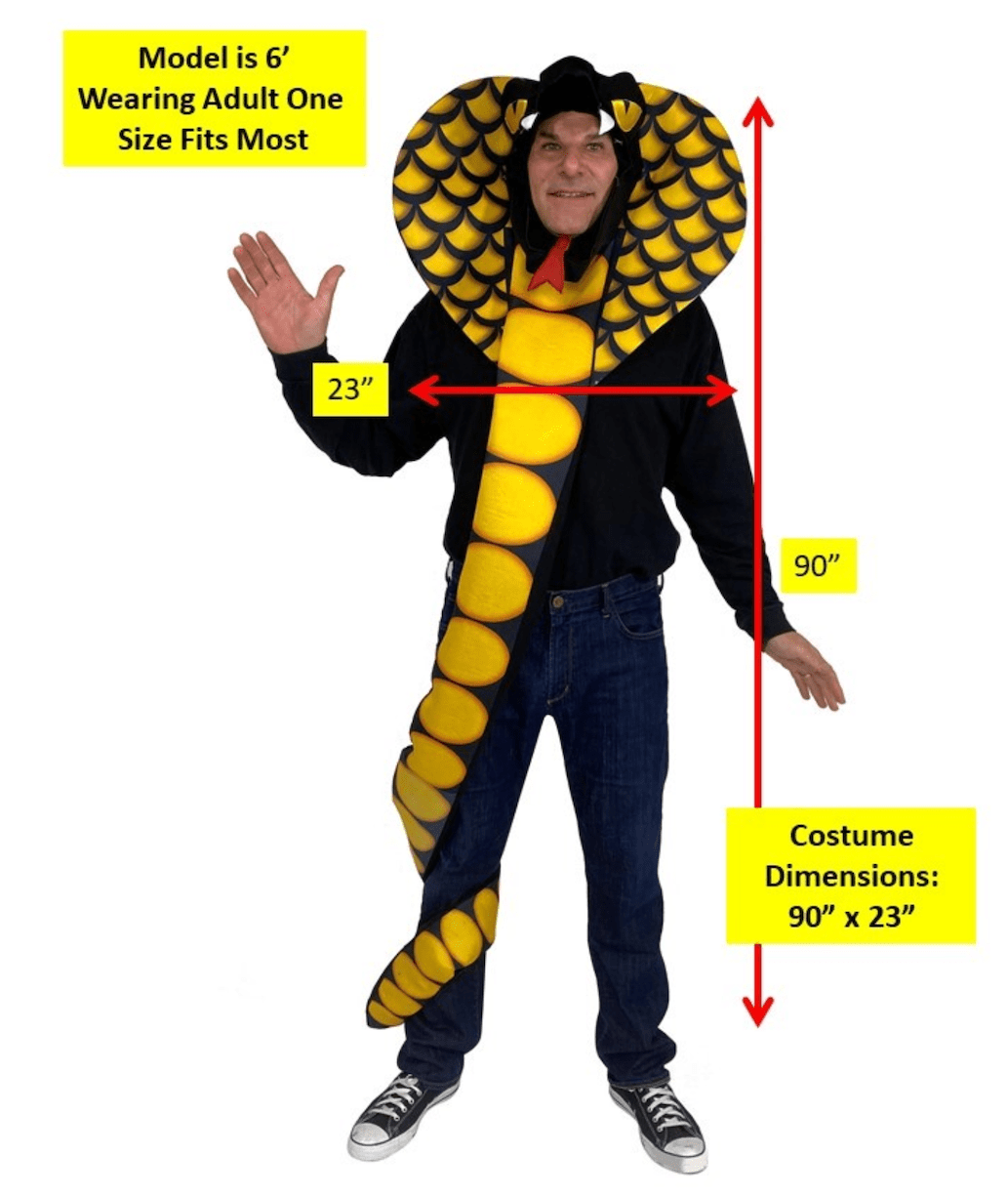 Cobra Costume - ANIMAL RELATED COSTUMES ACCESSORIES MASCOTS