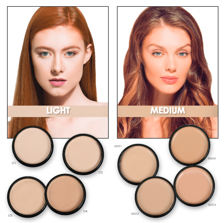 Mehron Hd Cream Foundations