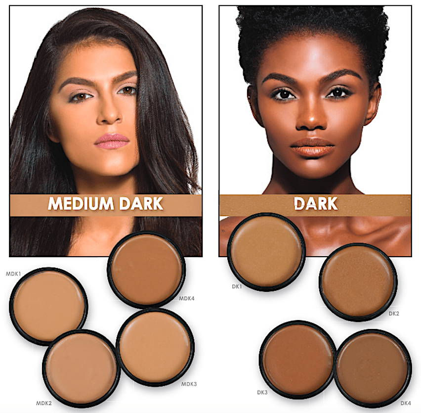 Mehron Hd Cream Foundations