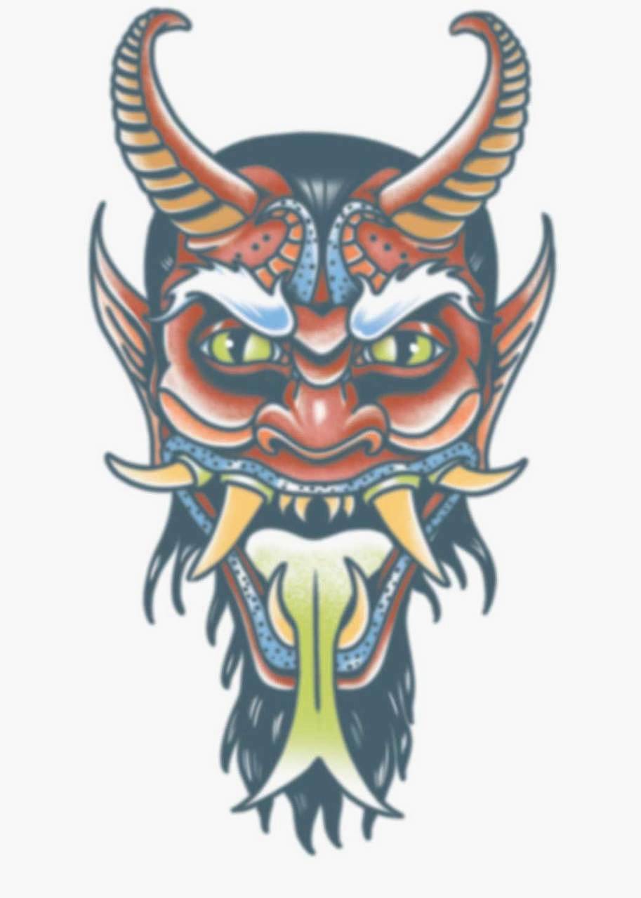 Traditional Demon Tattoos