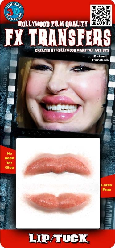 3 Dimensional Tattoo - 3D FX Transfers - Lip Tuck - TEMPORARY TATTOOS ...