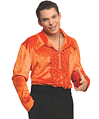 Costume Separates - Ruffled Front Formal Shirt - MEN'S SHIRTS and TUNICS