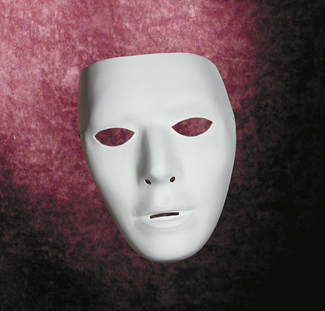 Carnival Mask - Blank Male Mask - Full Face Mask - VENETIAN MASKS ...