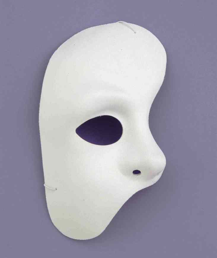 Half Face Mask - Phantom of the Opera Mask - MASKS Masquerade, Venetian ...