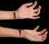 Fake Wounds - Slit Wrists Latex Prosthetic - PROSTHETIC WOUNDS and INJURIES
