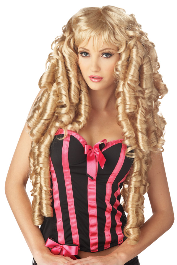 Storybook Ringlet Wig - Blonde or Black - THEATRICAL WIGS WOMEN'S ...