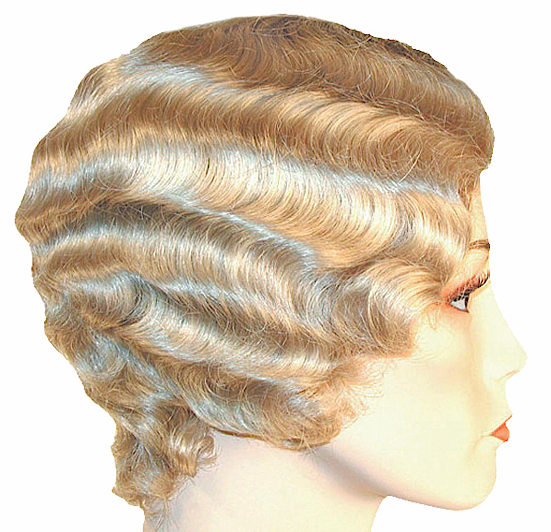 Women's Costume Wig - Short Finger Wave Wig - THEATRICAL WIGS WOMEN'S WIGSHistorical and Period Wigs