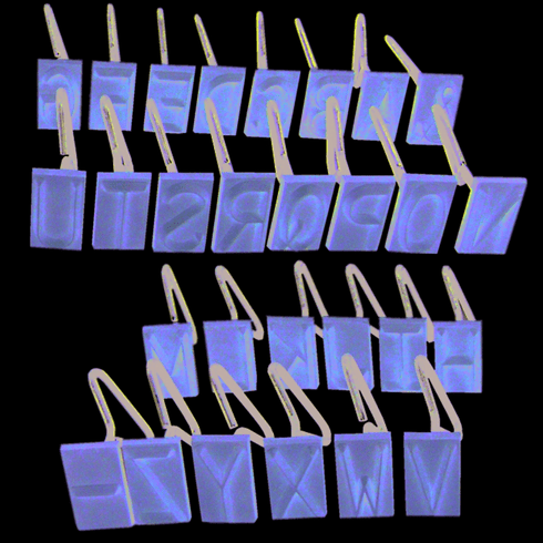 Concrete Letter Stamp Set 2, 3 and 4 inch character