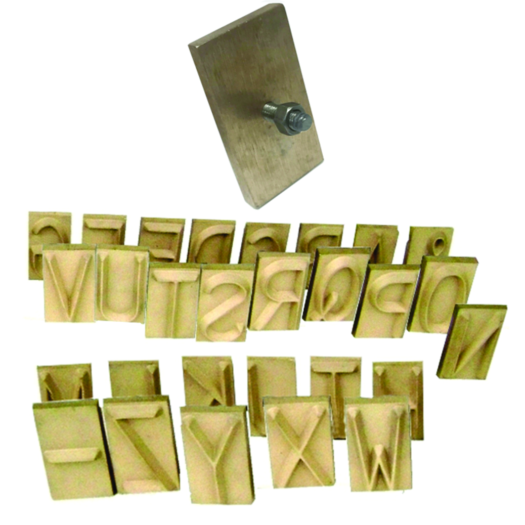 Concrete Letter Stamp Set Interchangeable