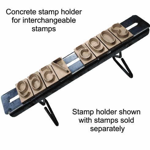 Interchangeable Concrete Stamp Holder for 2", 3", and 4" Stamps