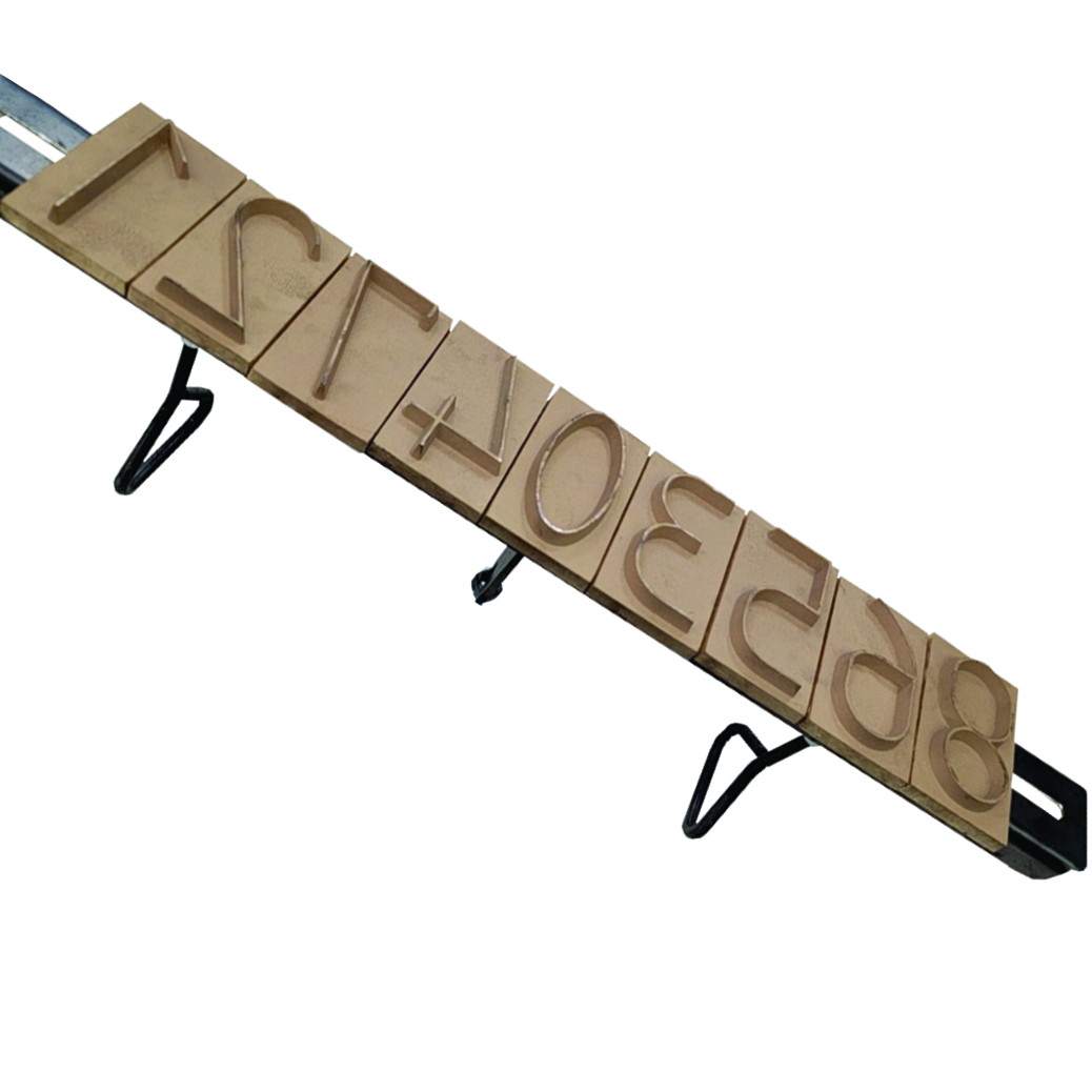 Interchangeable Concrete Stamp Holder for 2", 3", and 4" Stamps