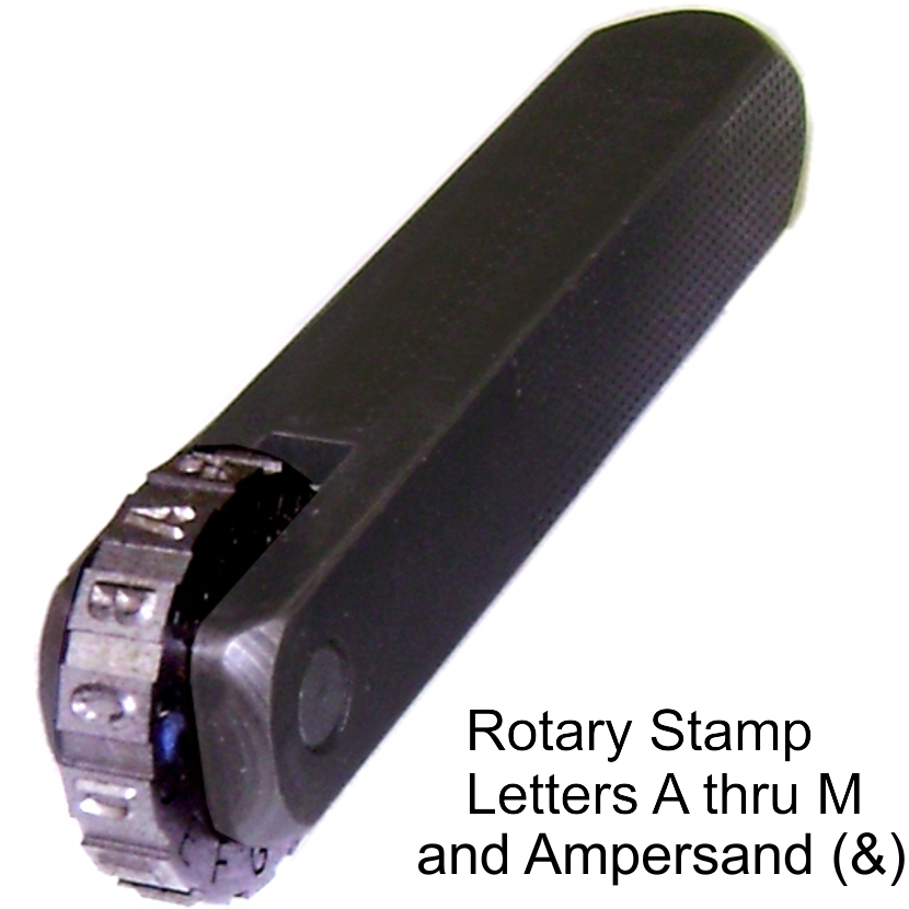 ROTARY STAMP LETTERS A thru M