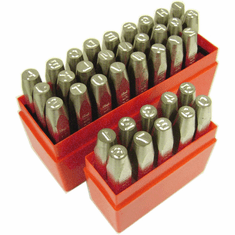 Low stress round and dot face hand stamps