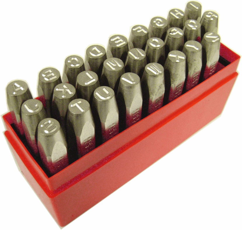 Low stress round and dot face hand stamps