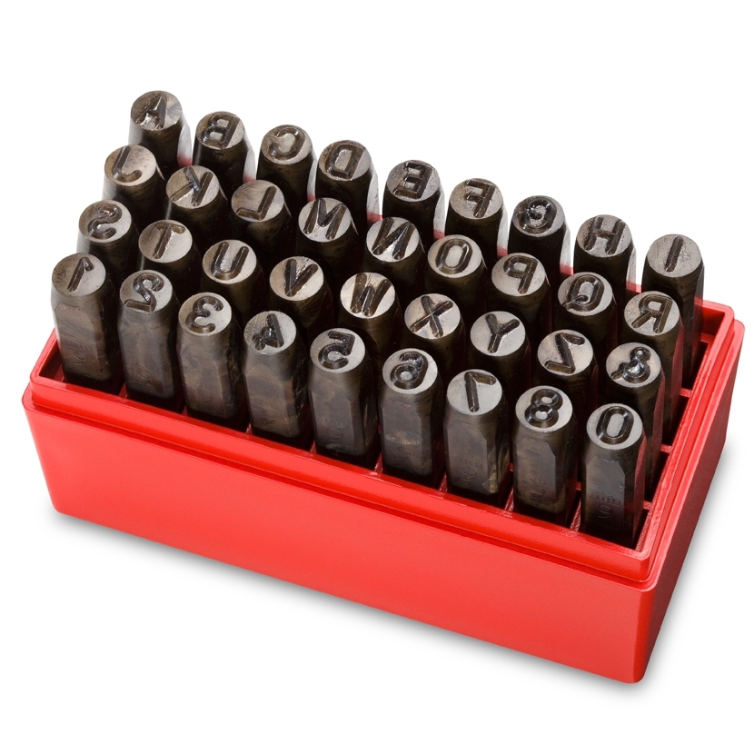 steel hand stamps, number and letter hand stamps for marking metal ...