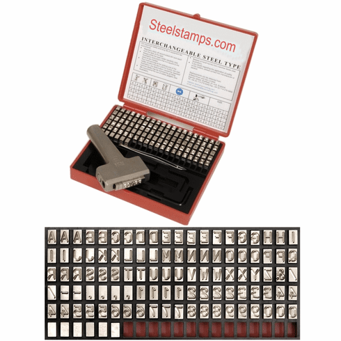 Steel Type and Type Holder