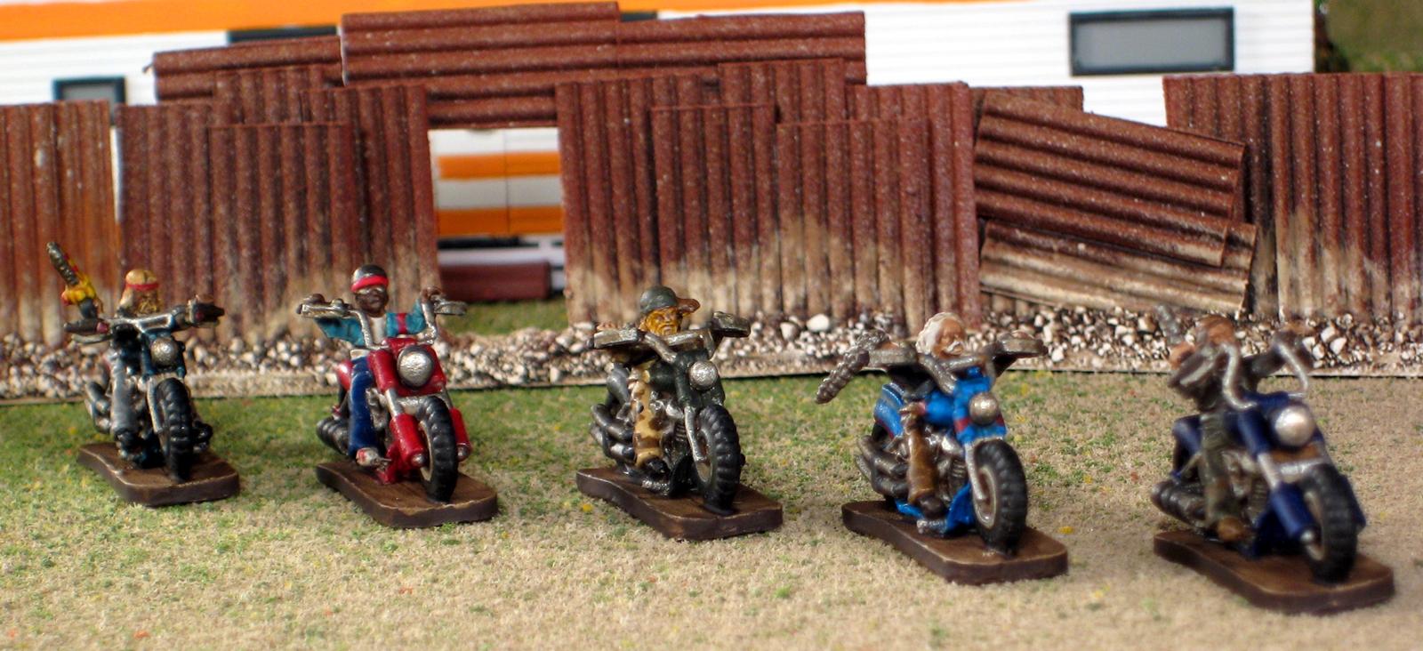 15mm Biker Gang (on Motorcycles)