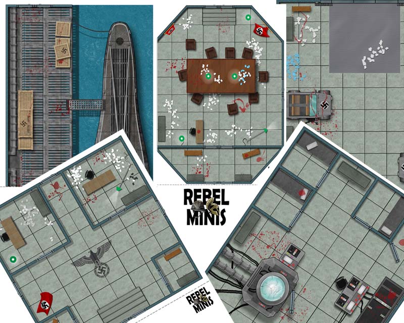 Nazi Base PDF Tiles