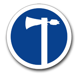 19th Army Corps WWII 3.8" Patch Vinyl Transfer Decal