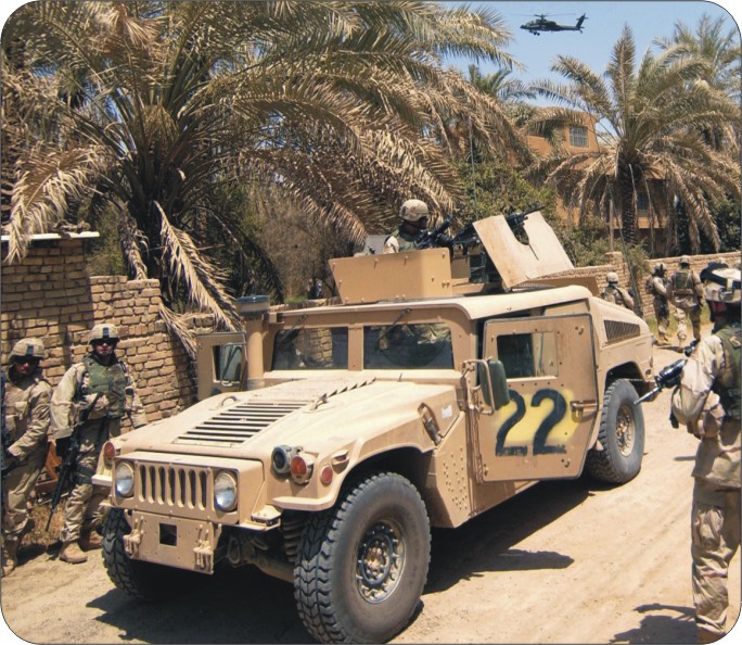 1st Armored Insurgent Sweep Mouse Pad