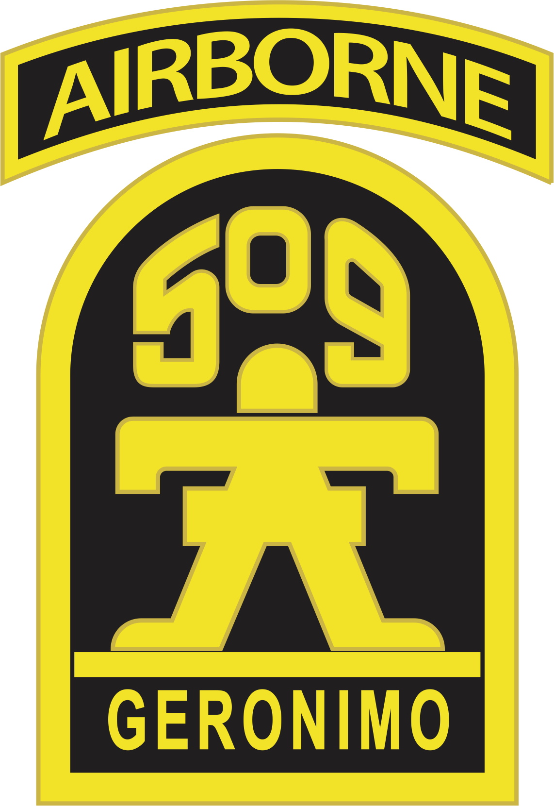 509th Geronimo Airborne Decal