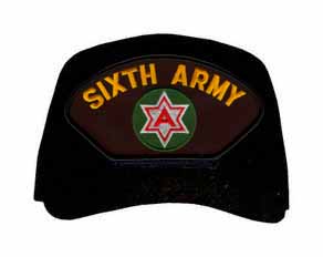 6th Army Custom Embroidered Ball Cap