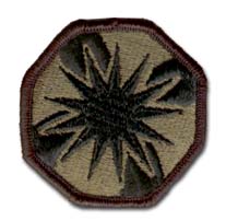 Army 13th Support Command Subdued Military Patch