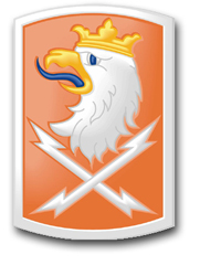 Army 22nd Signal Brigade 5.5" Patch Decal