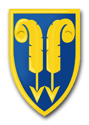 Army 22nd Support Command 10" Patch Vinyl Transfer Decal
