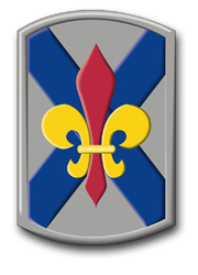 Army 256th Infantry Brigade Louisiana 8" Patch Vinyl Transfer Decal