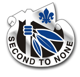 Army 2nd Infantry Unit Crest Vinyl Transfer Decal