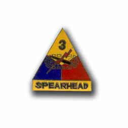Army 3rd Armored Division Military Pin