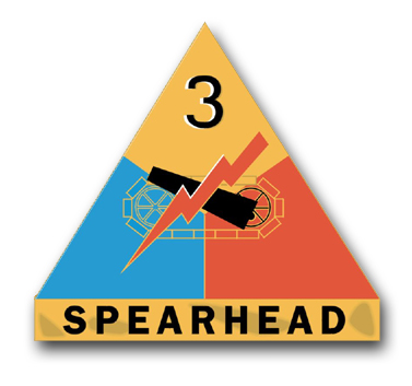 Army 3rd Armored Unit Crest Vinyl Transfer Decal