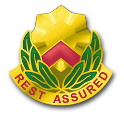 Army 593rd Support Group Unit Crest 10" Vinyl Transfer Decal