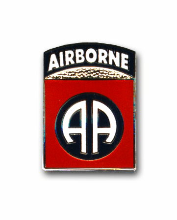 Army 82nd Airborne 'AA' Military Lapel Pin