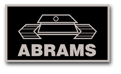Army Abrams Patch Vinyl Transfer Decal