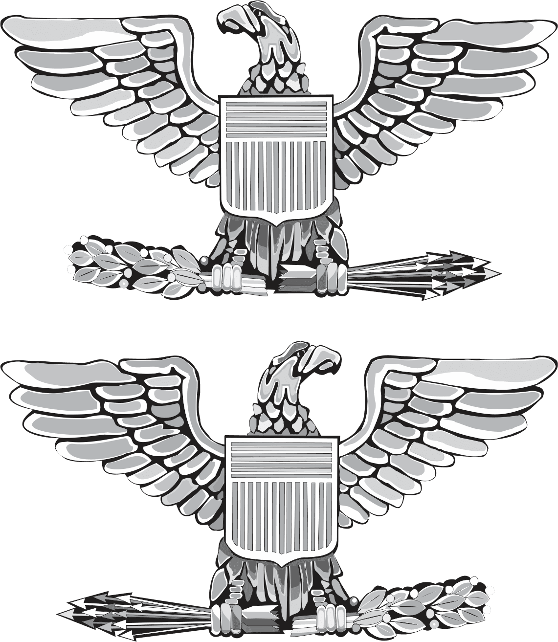 Army Colonel Rank Vinyl Transfer Decal