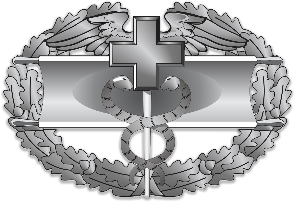 Army Combat Field Medical Award Vinyl Transfer Decal