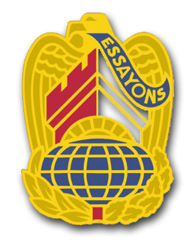 Army Corps of Engineers Command Unit Crest (left) Vinyl Transfer Decal