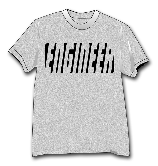 Army Engineer T-Shirt, Sizes S - XL