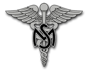 Army Medical Service Corps 3.8" Vinyl Transfer Decal