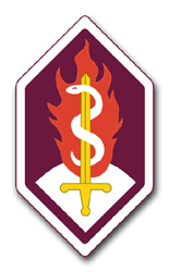 Army Medical Services Command Patch Vinyl Transfer Decal