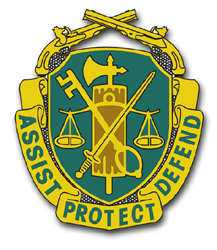 Army Military Police Corps Unit Crest 8" Vinyl Transfer Decal