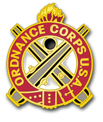 Army Ordnance Corps Unit Crest Vinyl Transfer Decal