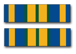 Army Outstanding Volunteer Service Medal Ribbon 8" Vinyl Transfer Decal