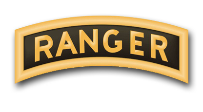 Army Ranger Tab Patch Vinyl Transfer Decal