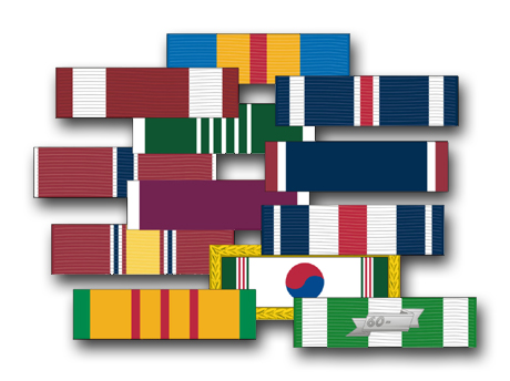Army Ribbon Decals