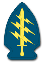 Army Special Forces Command Patch Vinyl Transfer Decal