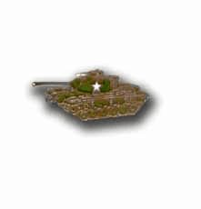 Army Tank Military Pin