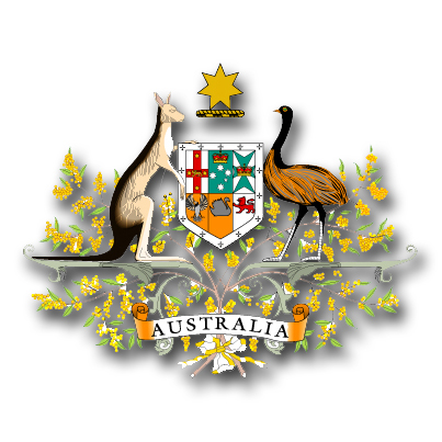 Australia Coat Of Arms 8" Vinyl Transfer Decal